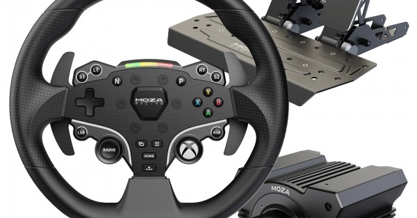 RSeat France SimracingBundle Moza R9 ESX Steering Wheel SR-P 2 Pedals ...