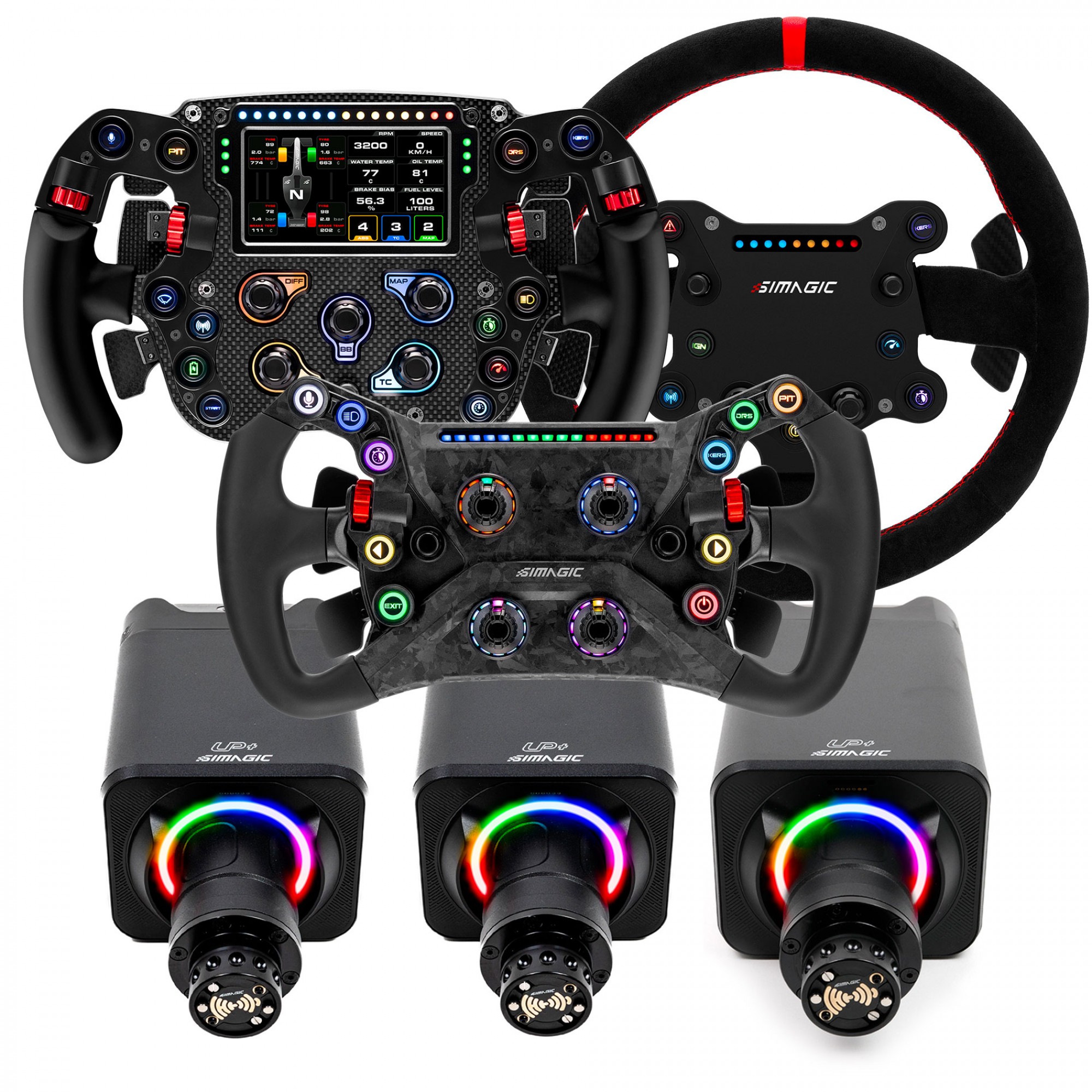 RSeat France SimracingPack Promo Volant + Base Alpha EVO SIMAGIC sur-mesure - SIMAGIC Bundle EVO ...